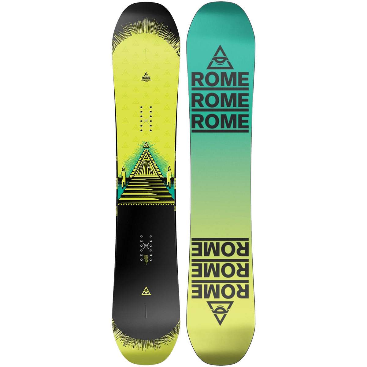 Rome Artifact Snowboard - Men's 2025 | Stable, creative and playful ...