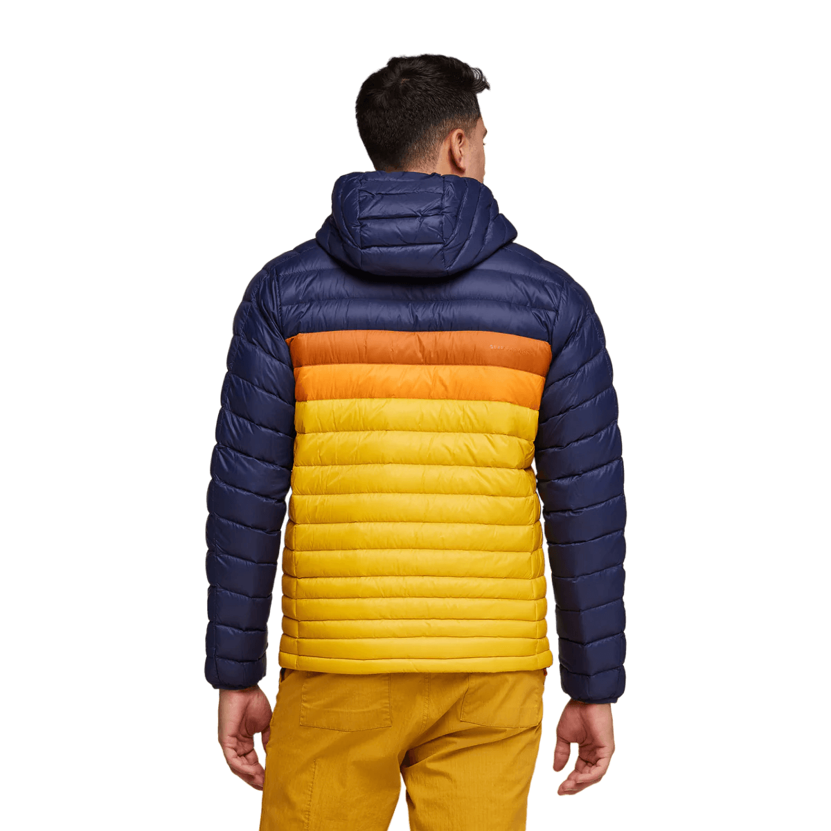 Cotopaxi Fuego Hooded Down Jacket Men's Retro Striped Down Jacket | Ridge & River