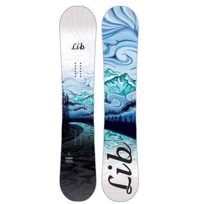 Lib Tech Glider Snowboard - Women's 2025 | A fun, easy-to-ride, high ...