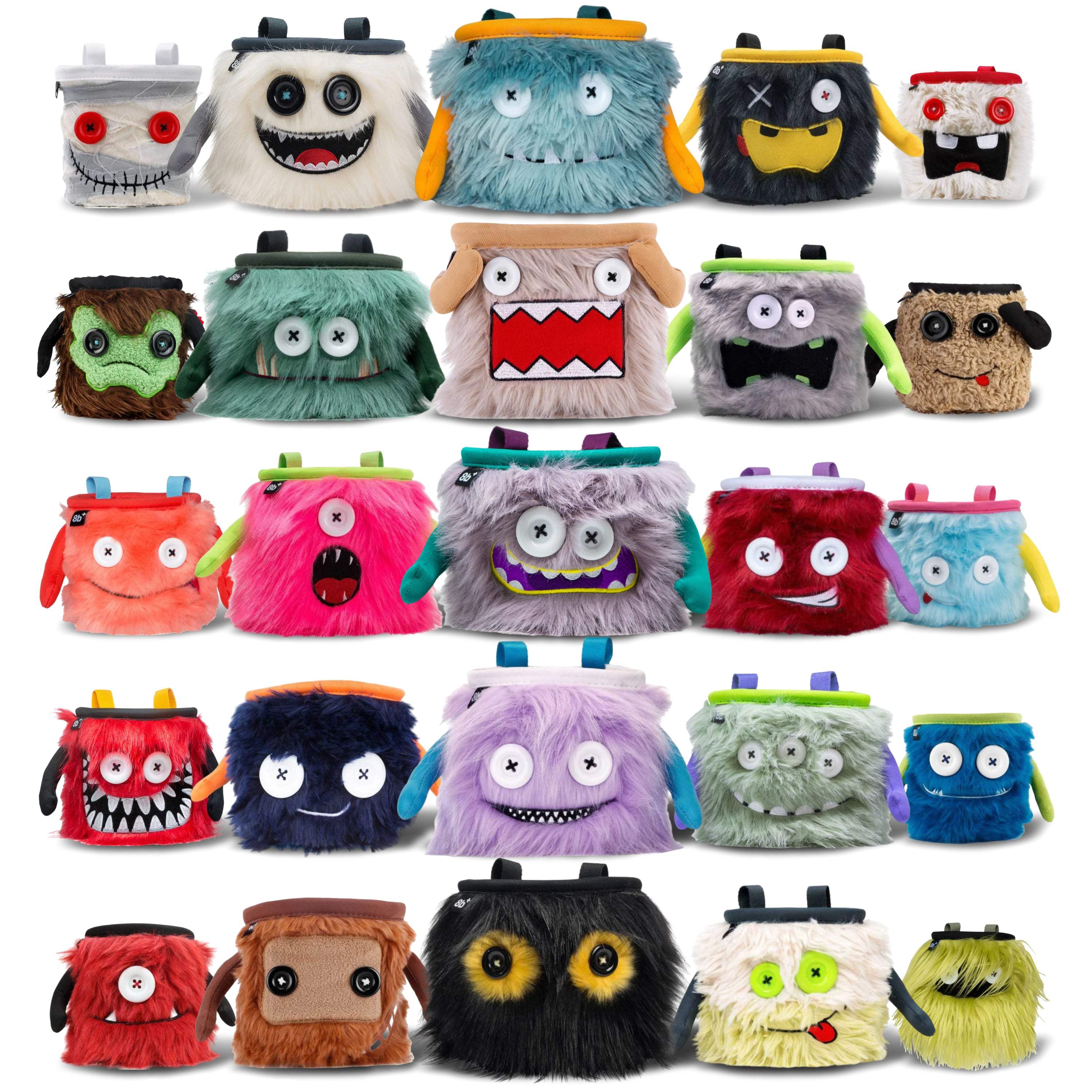 8B Fuzzy Monster Chalk Bag: Embrace Comfort and Style for Your Climbing ...