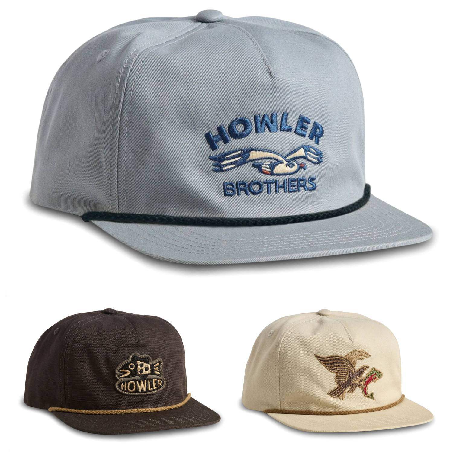 Howler Bros Unstructured Snapback Hats | Ridge & River
