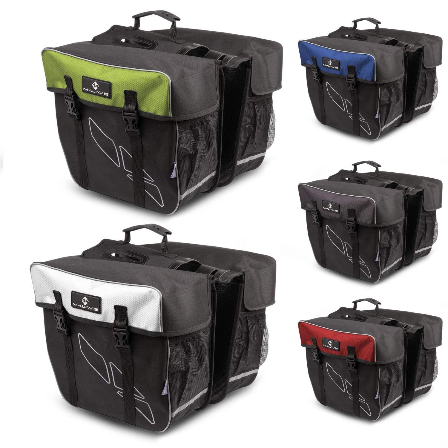 M-Wave Amsterdam 30L Pannier Bag - Durable Backpack with Reflective ...