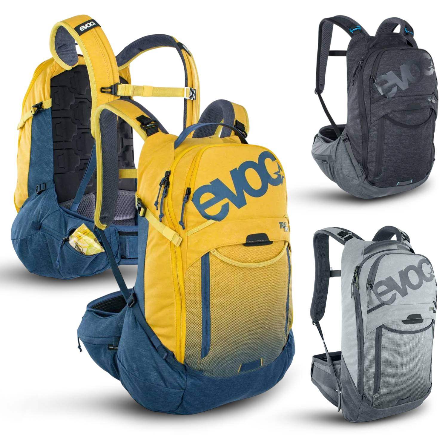 EVOC Trail Pro Backpack - Lightweight, High-Performance Protective ...