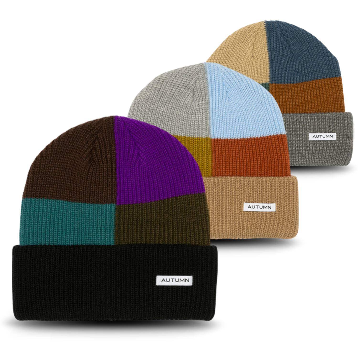 Autumn Patchwork Beanie | Ridge & River