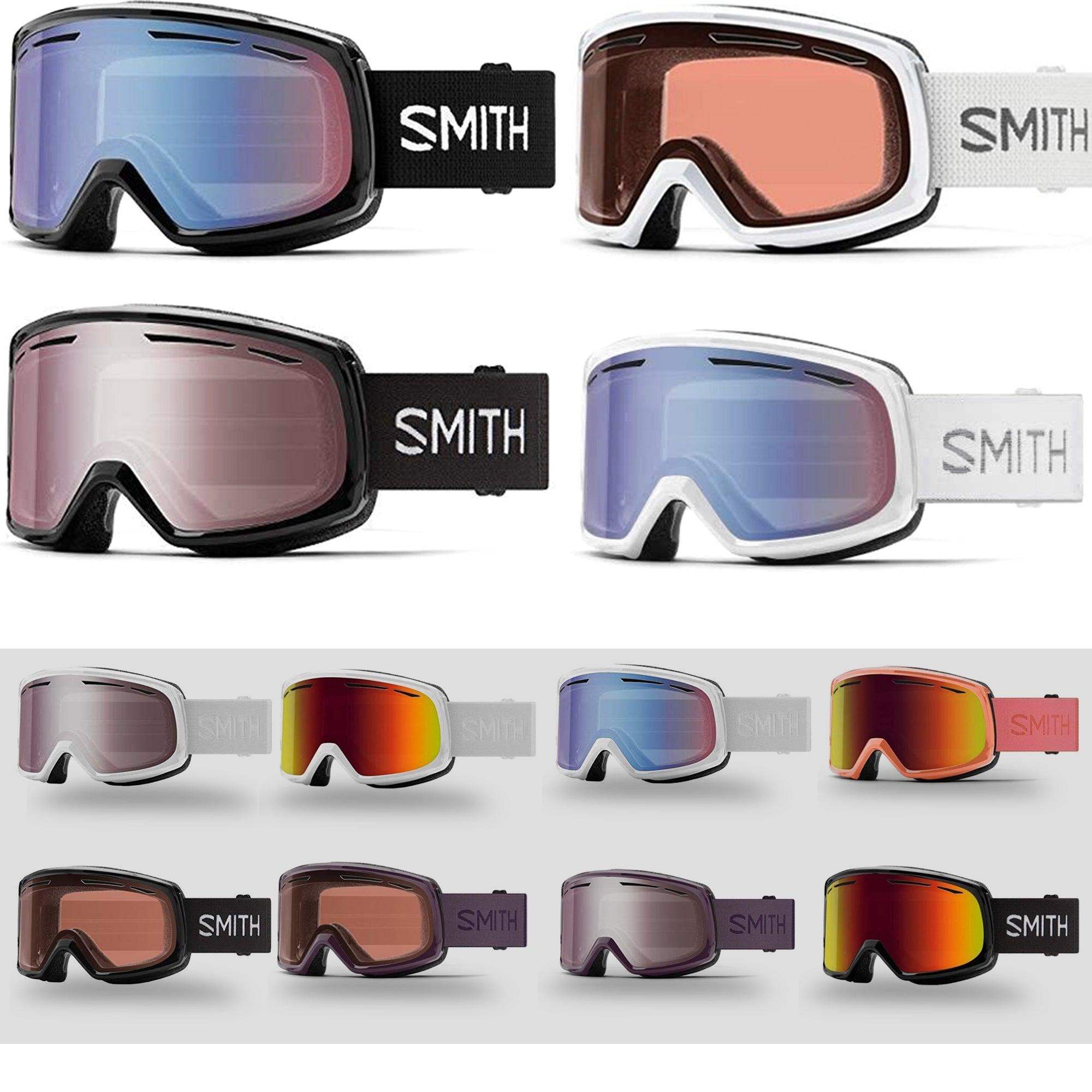 Smith Drift Snow Goggles Ski Goggles Anti-Fog Coating + Cylindrical ...
