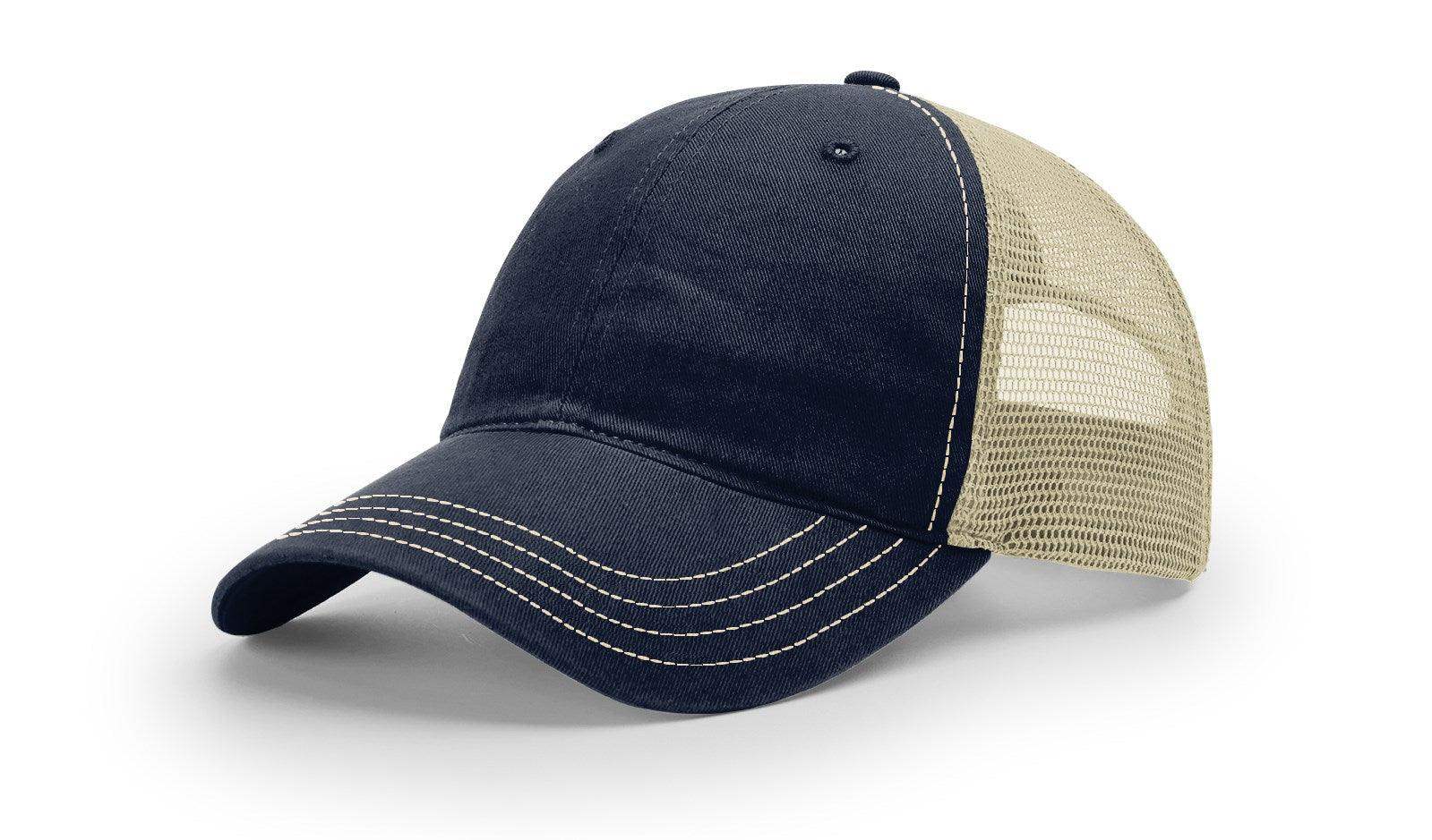 Richardson 111 Garment Washed Snapback Trucker Hat Relaxed Unstructured ...